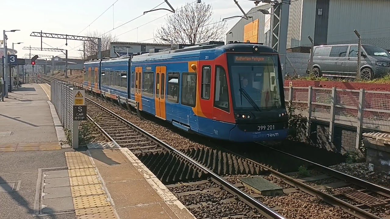 Trains At Rotherham Central (24/03/22) - YouTube