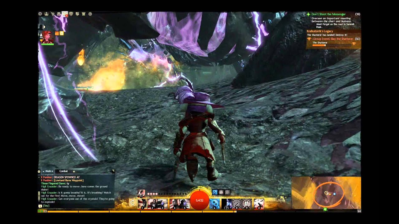 Guild Wars 2 - Slay The Shatterer Dragon (Group Event) - YouTube