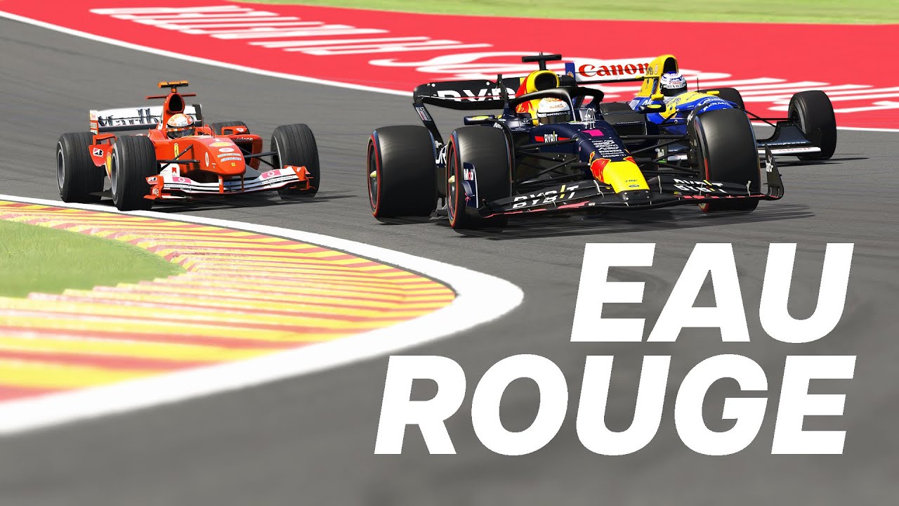 F1 Going Up Eau Rouge | Spa-Francorchamps (That's Raidillon actually ...