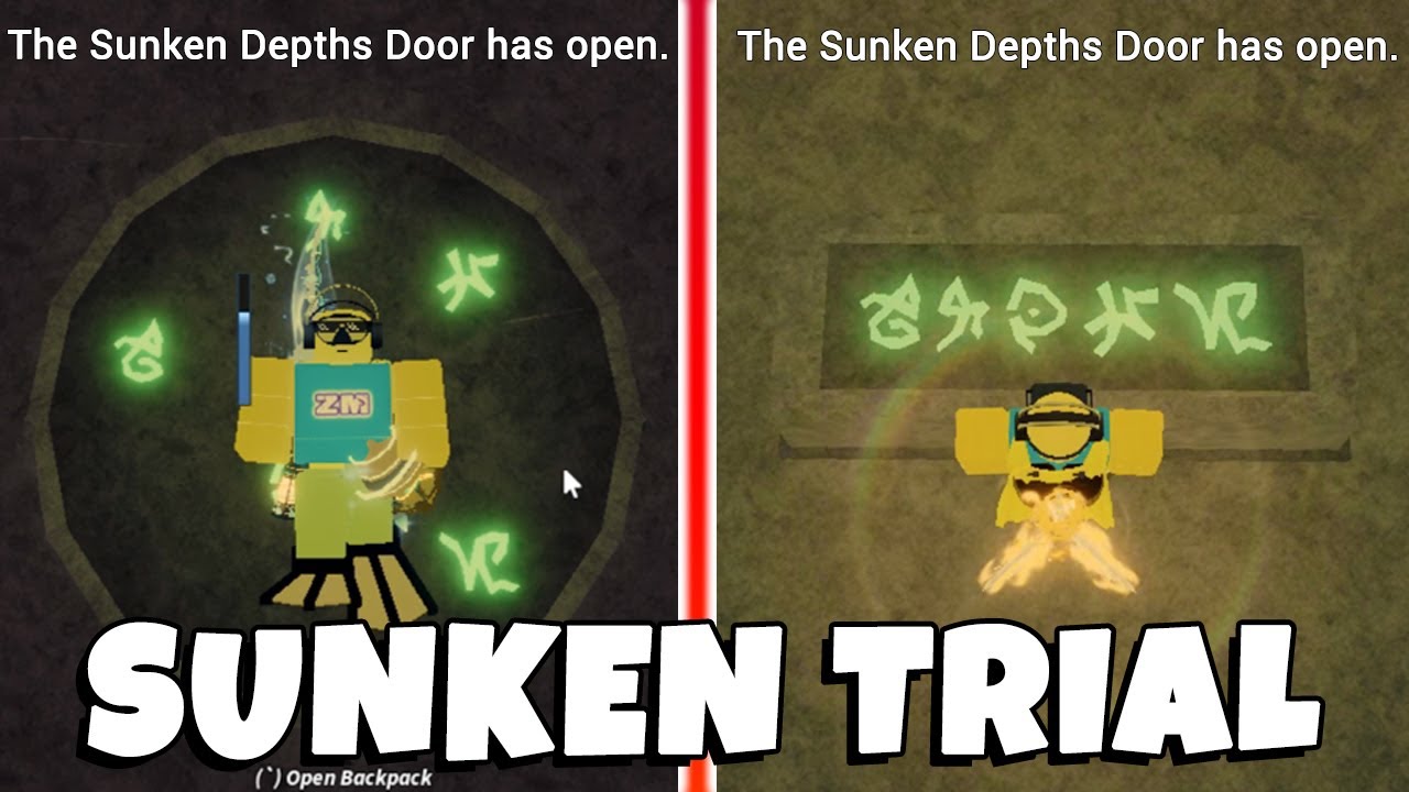 *EASY* How to complete the Sunken Trial in FISCH | Atlantis Update ...