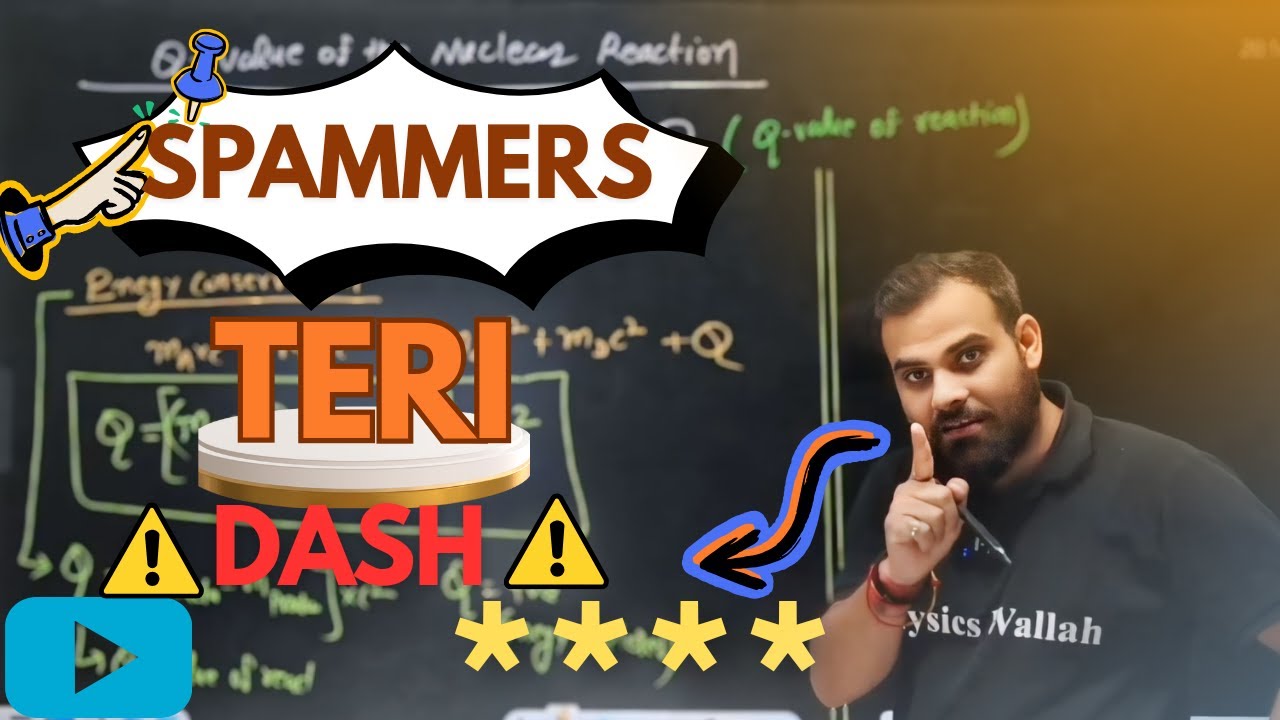 MR SIR ANGRY VIDEO || MR SIR ANGRY ON SPAMMERS || #physicswallah - YouTube
