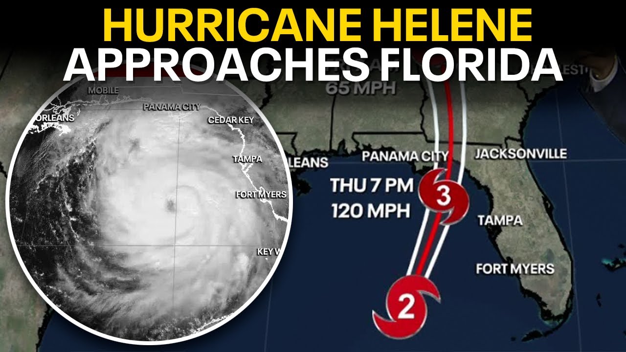 Hurricane Helene: Track, landfall timing, strength - YouTube