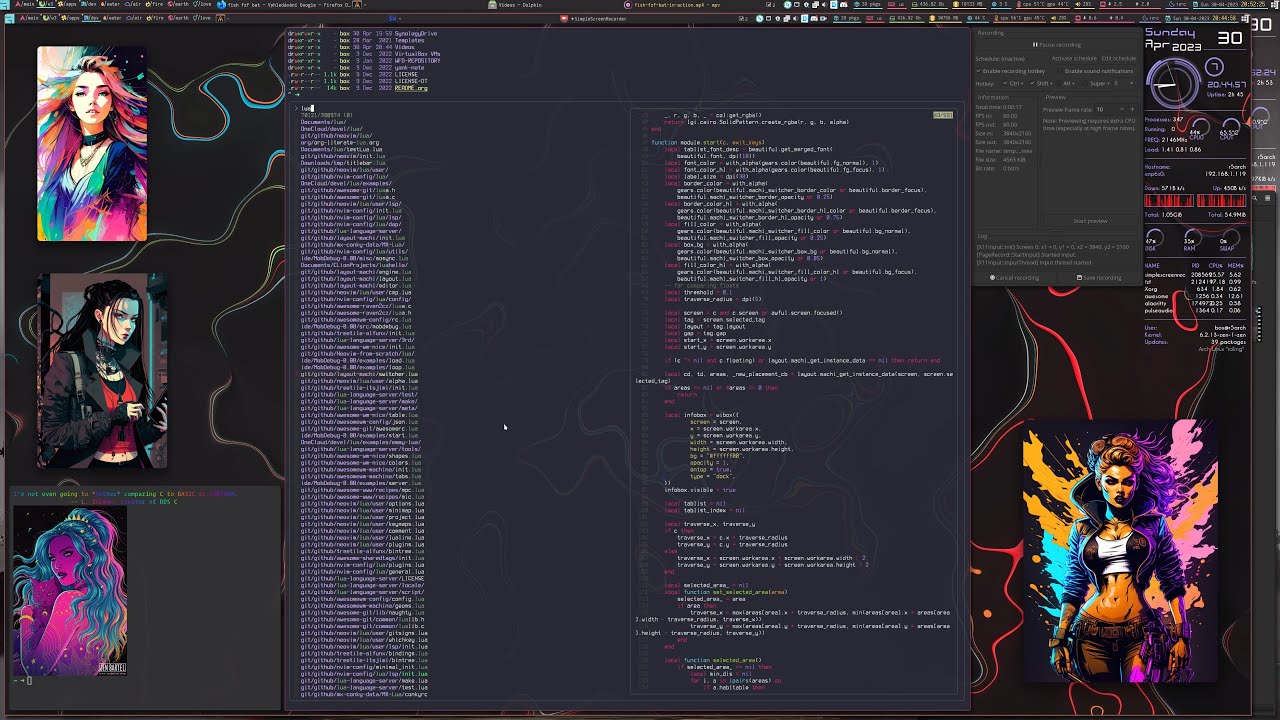 Fish, fzf and bat in Action - YouTube