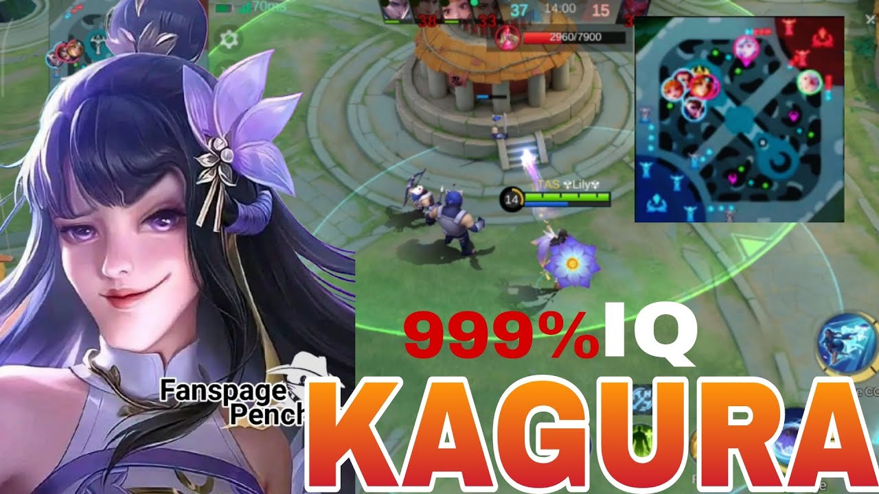 Midlane kagura Target lock enemy base😆🫣(funny moments)-mlbb - YouTube