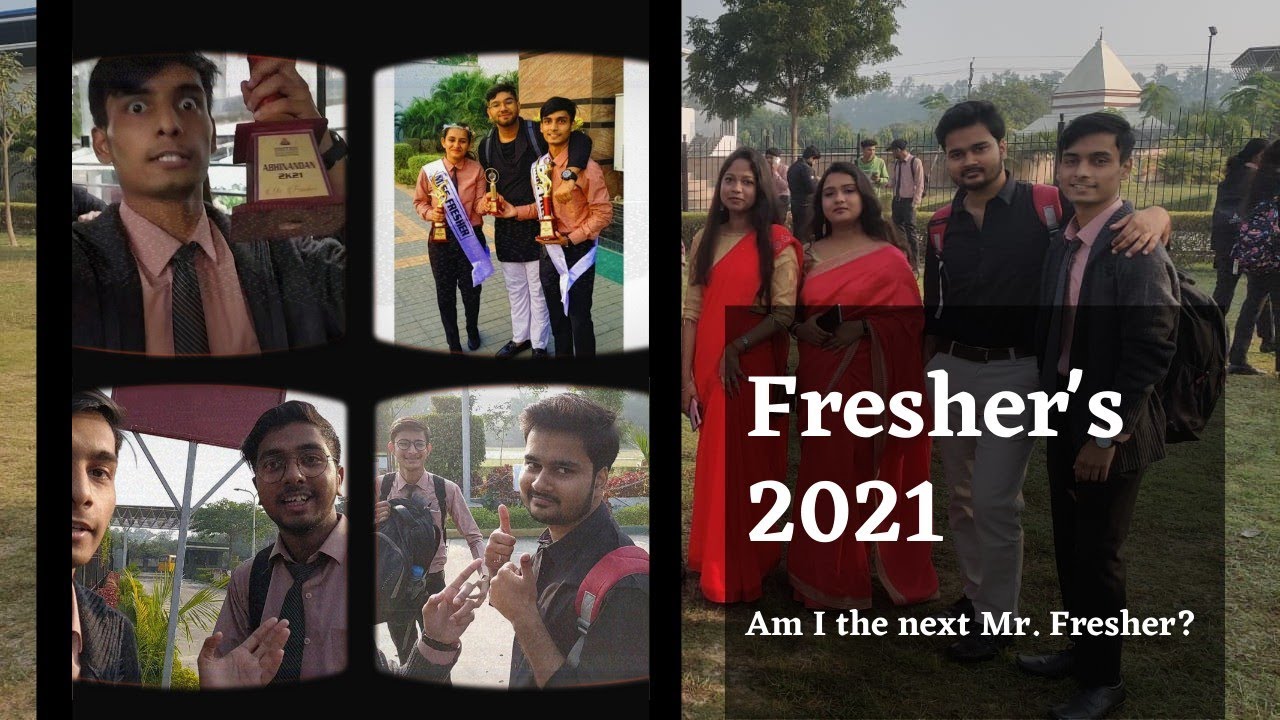 VLOG 6 : Fresher's 2021 || am I the next Mr. Fresher? - YouTube