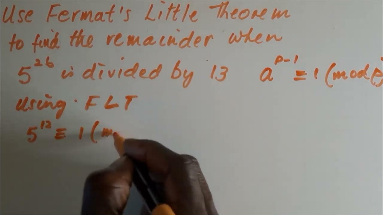 Using Fermat's Little Theorem 4 - YouTube