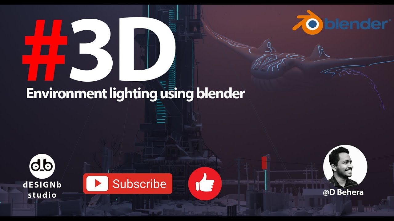 Environment lighting using blender - YouTube