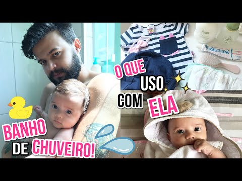 ROTINA DO BANHO DA BEBÊ!!❤️