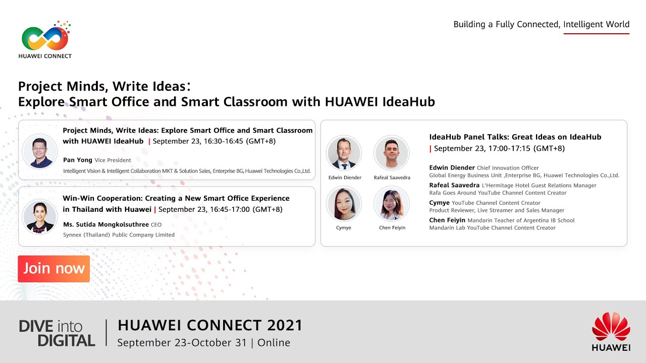 #HUAWEICONNECT - Explore Smart Office and Smart Classroom with HUAWEI ...