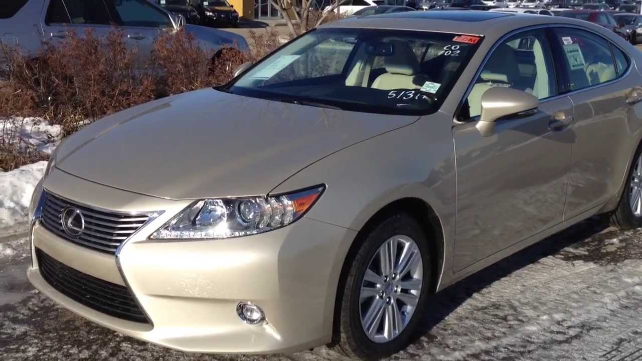 2014 Lexus ES 350 4dr Sdn Leather and Navigation Package Review in Tan ...