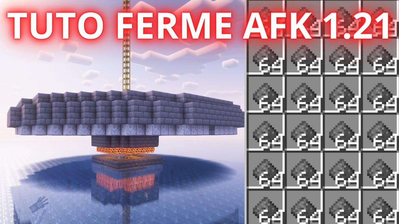 TUTO FERME AFK À POUDRE À CANON INFINI SUR MINECRAFT 1.21 [FR] - YouTube