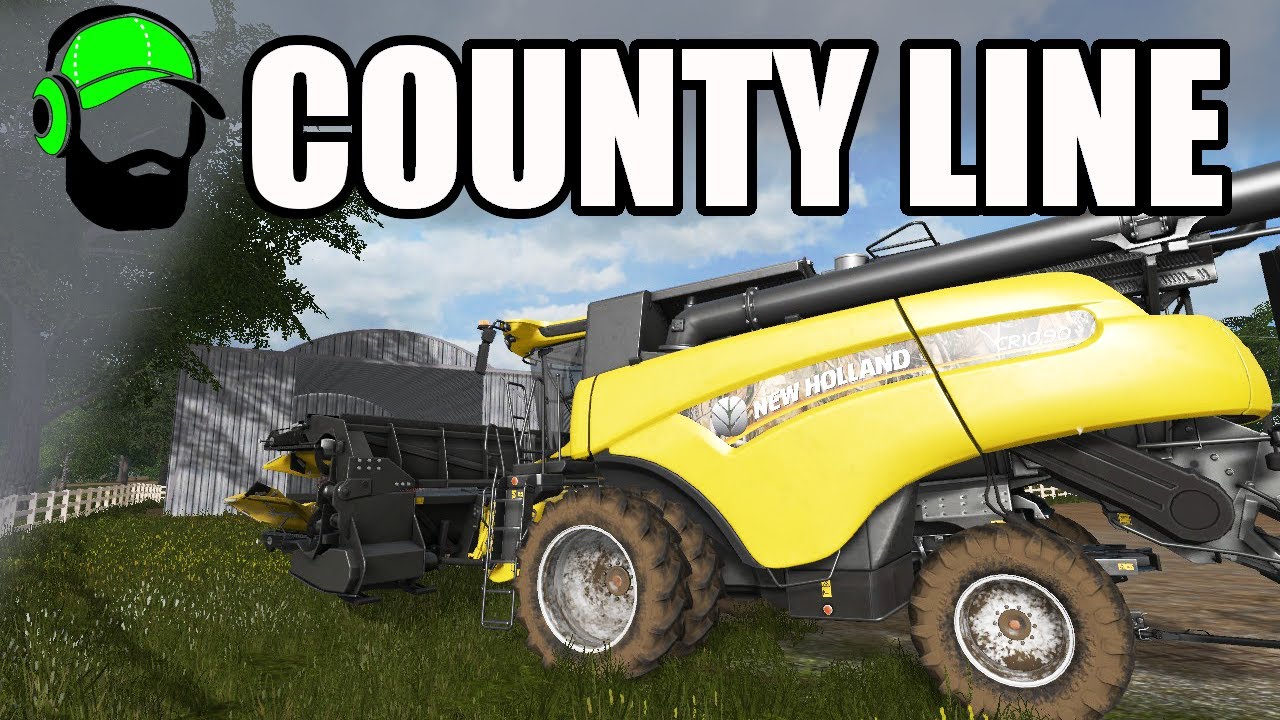Farming Simulator 17 - County Line - New Combine for fall#FS17 - YouTube