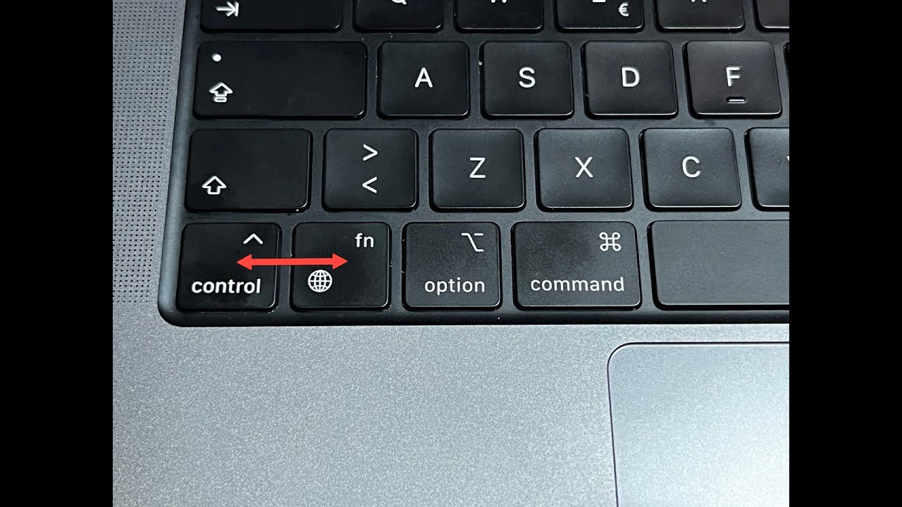 Macbook Pro 14 2021 intercambio la tecla FN por la de Control - YouTube