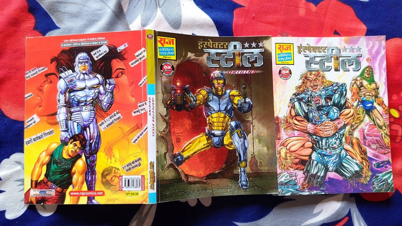 Raj Comics | Talk about Inspector Steel Origins series Part 01 - YouTube