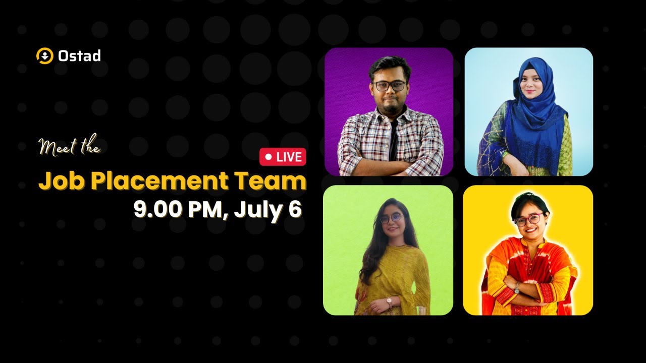 Meet the Job Placement Team | Ostad | Web Development with MERN - YouTube