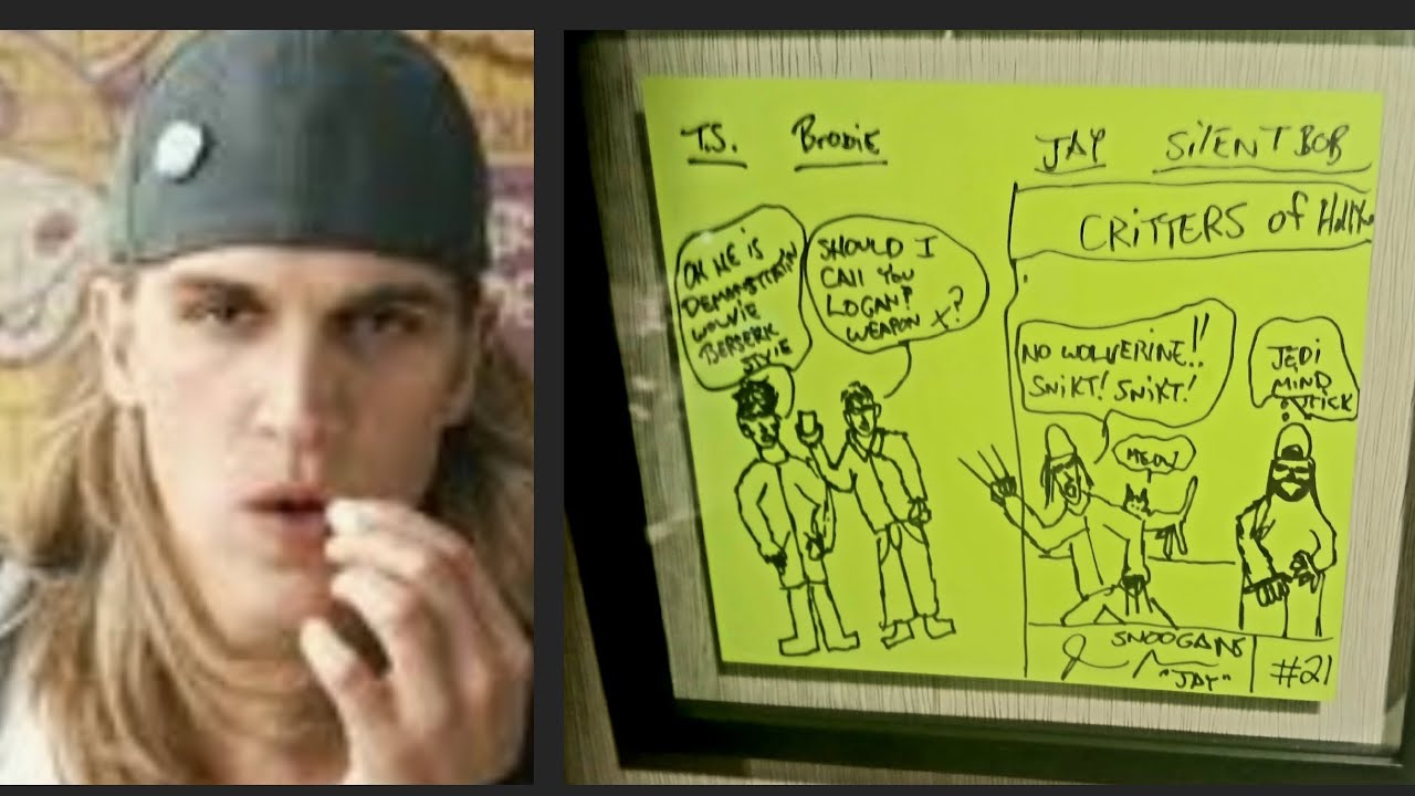 Jay Mewes aka Jay from Jay and silent Bob drew this! - YouTube