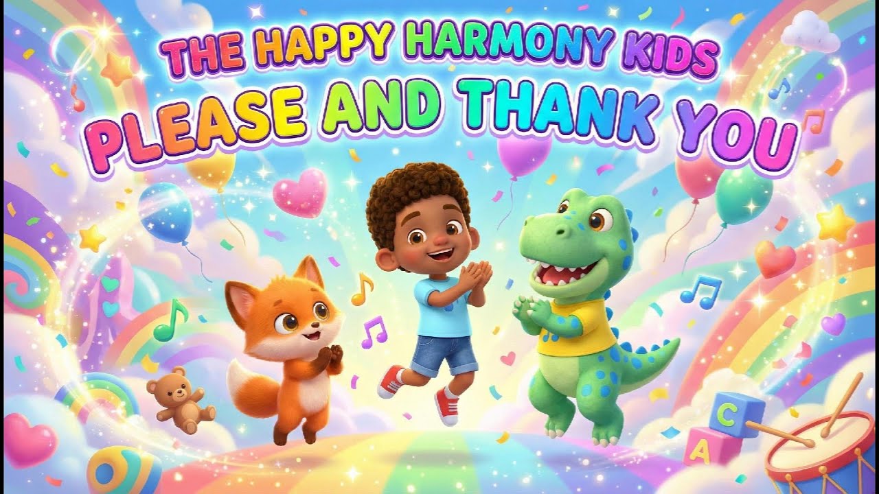 Please and Thank You👶🎶| Polite Manners Song for Toddlers | Learning ...