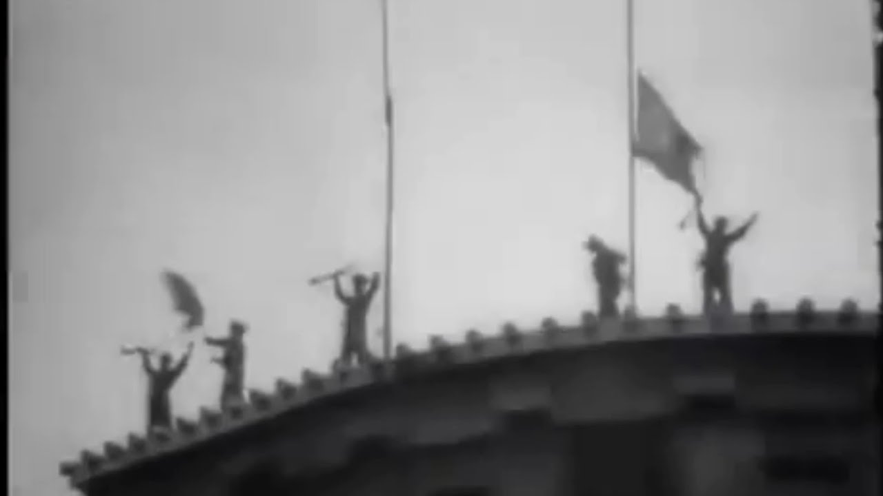 Korean war - Broadcasting of the recapture of Pyongyang by the Korean ...