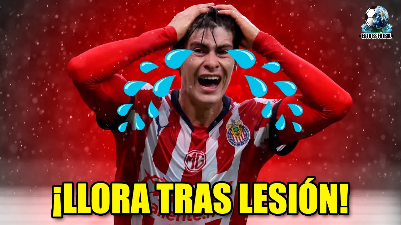 🚨Hormiga González sale LLORANDO TRAS LESIÓN | Chivas vs Rayados - YouTube