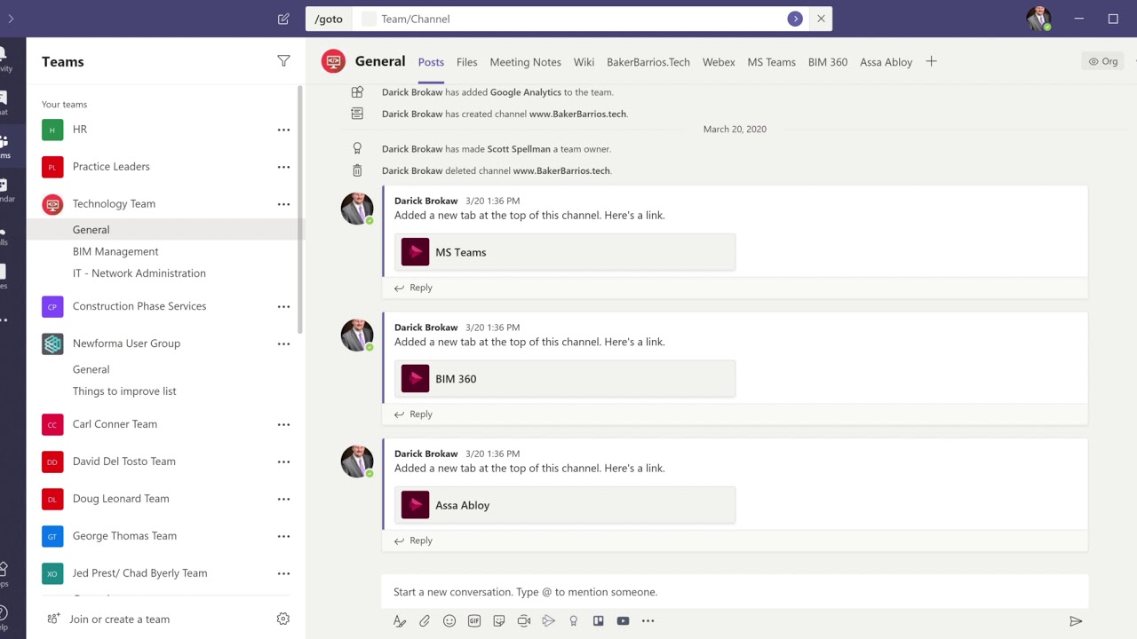 Notifications - Turn On for a Team/ Channel - YouTube