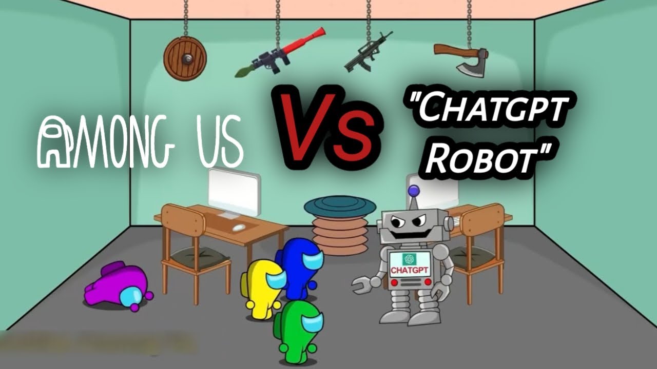 Epic Fight! Crew Among Us vs ChatGPT Smart Robot! | Animated Project ...