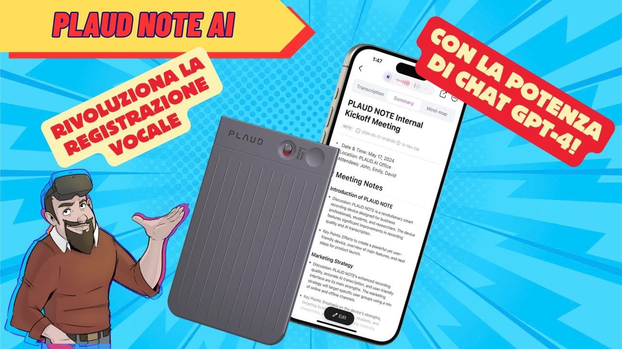 PLAUD NOTE rivoluziona la registrazione vocale con la potenza di Chat ...