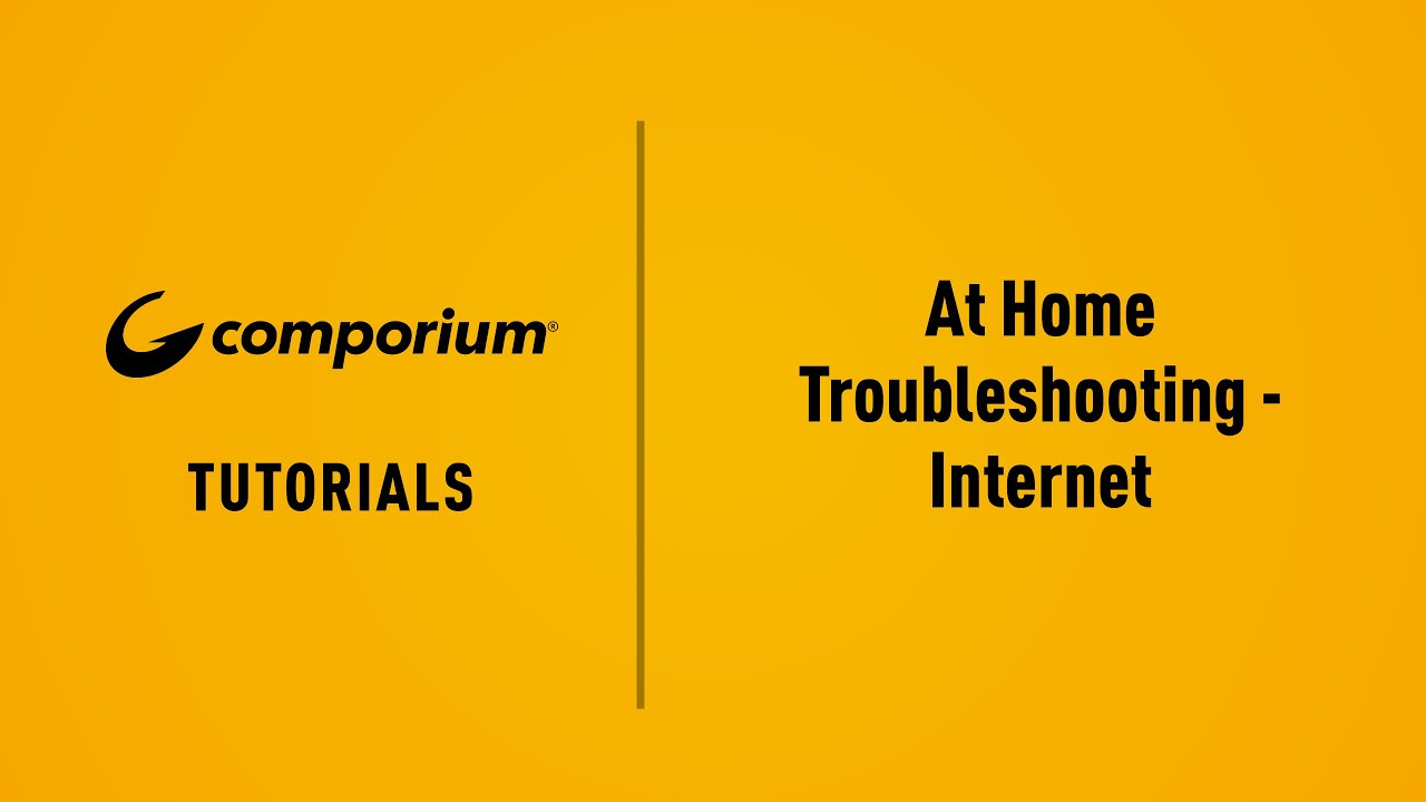 Comporium - Internet - At Home Troubleshooting - YouTube