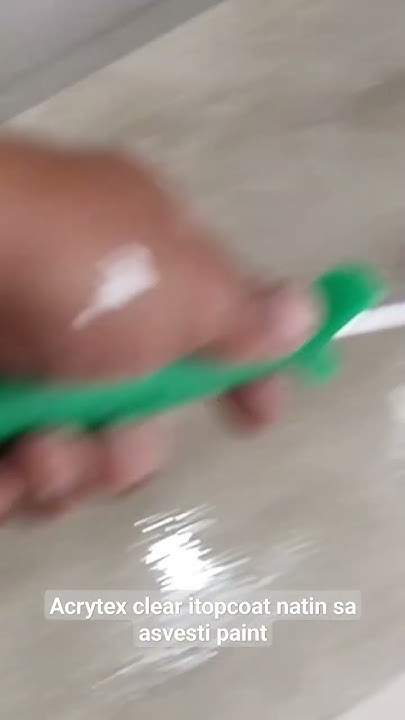 acrytex clear topcoat - YouTube