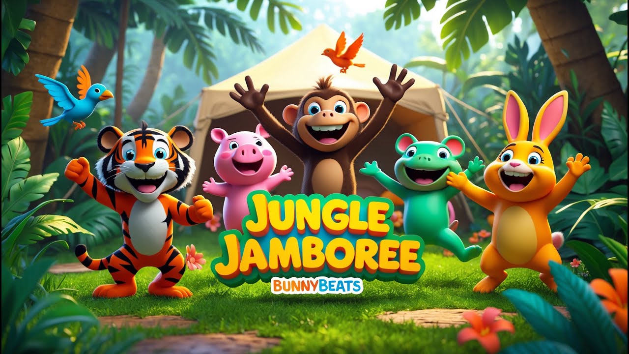 Baby Songs: Jungle Jamboree BunnyBeats' Music For Kid - YouTube
