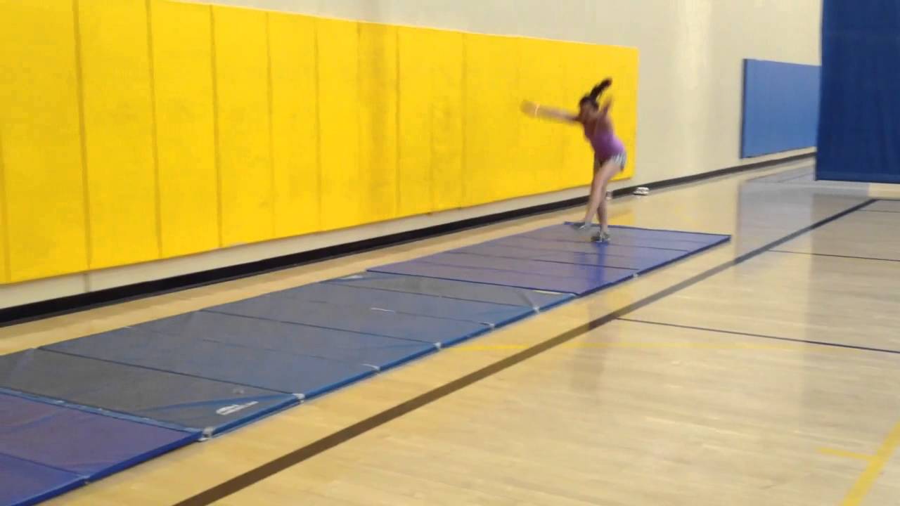 Round off back tuck - YouTube