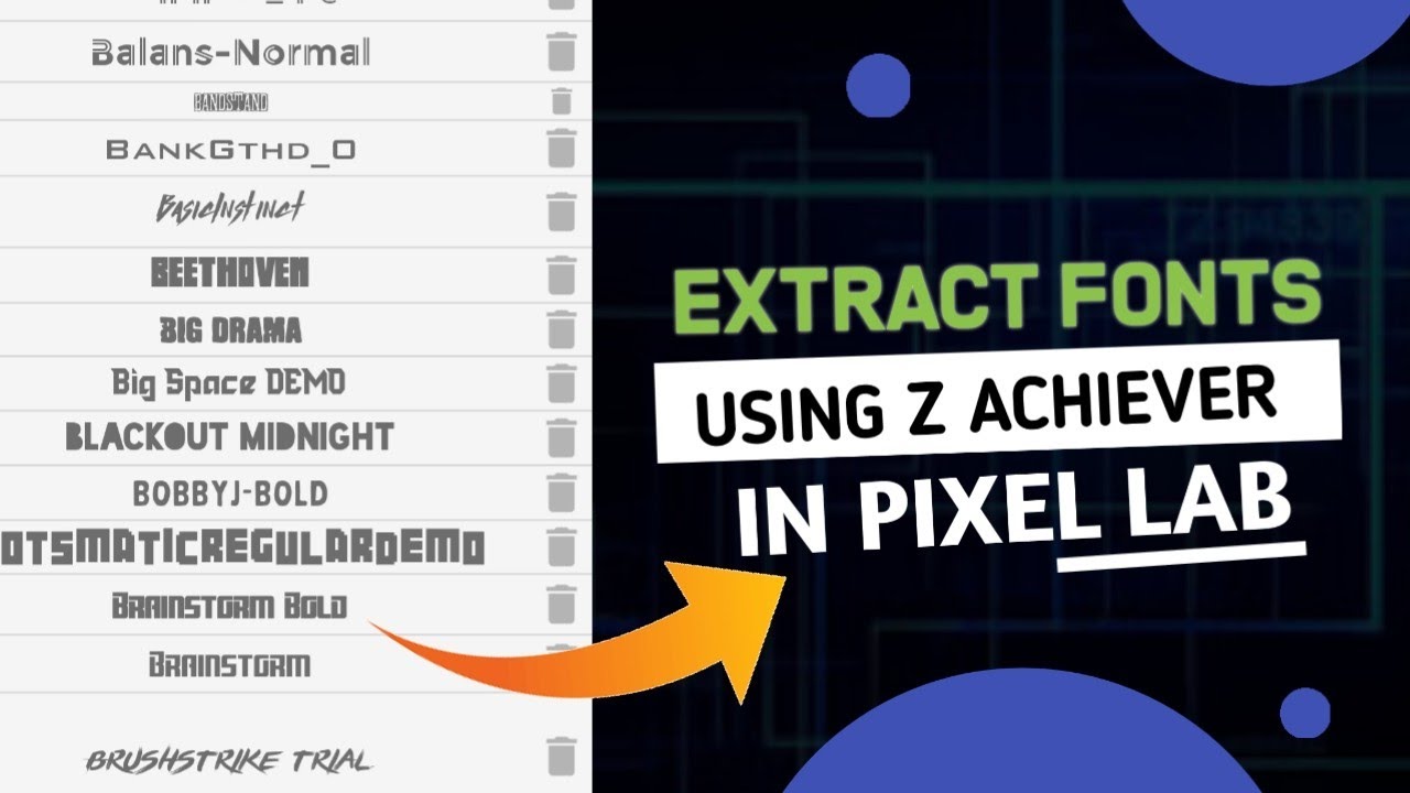 how to extract fonts using z achiever for pixel lab fonts - தமிழில் ...