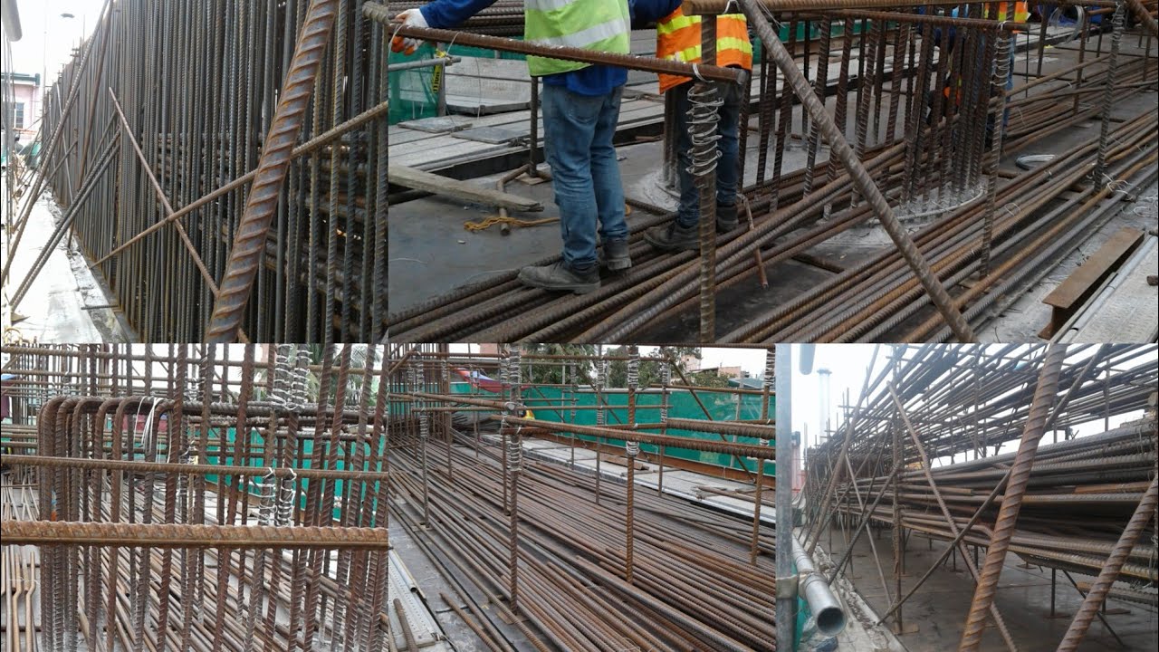 (SkyWay Stage 3) NAGTAHAN RAMPWAY COPPING BEAM (REBARS WORKS) - YouTube