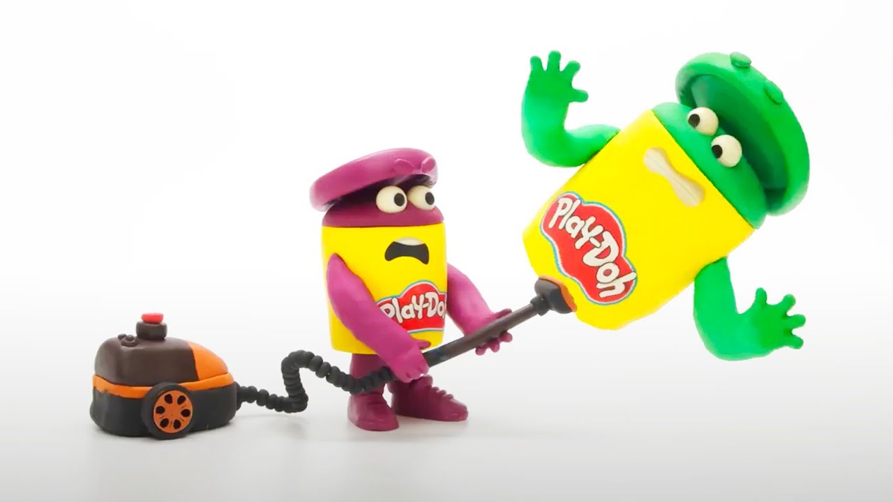 Play Doh Videos | SPLAT! Colour Splat Chaos | Play-Doh Show - YouTube