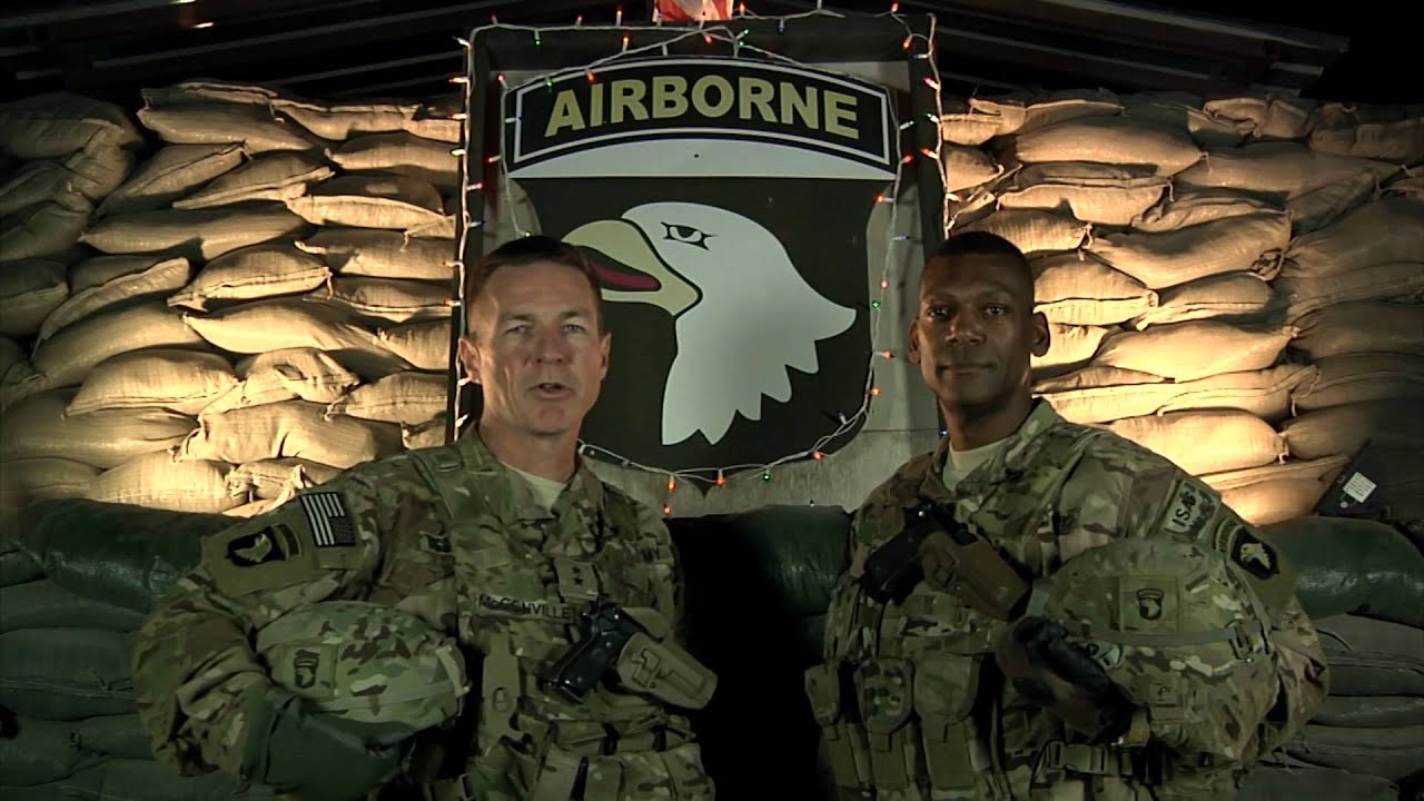 101st Airborne Division Command Teams Christmas Greeting - YouTube