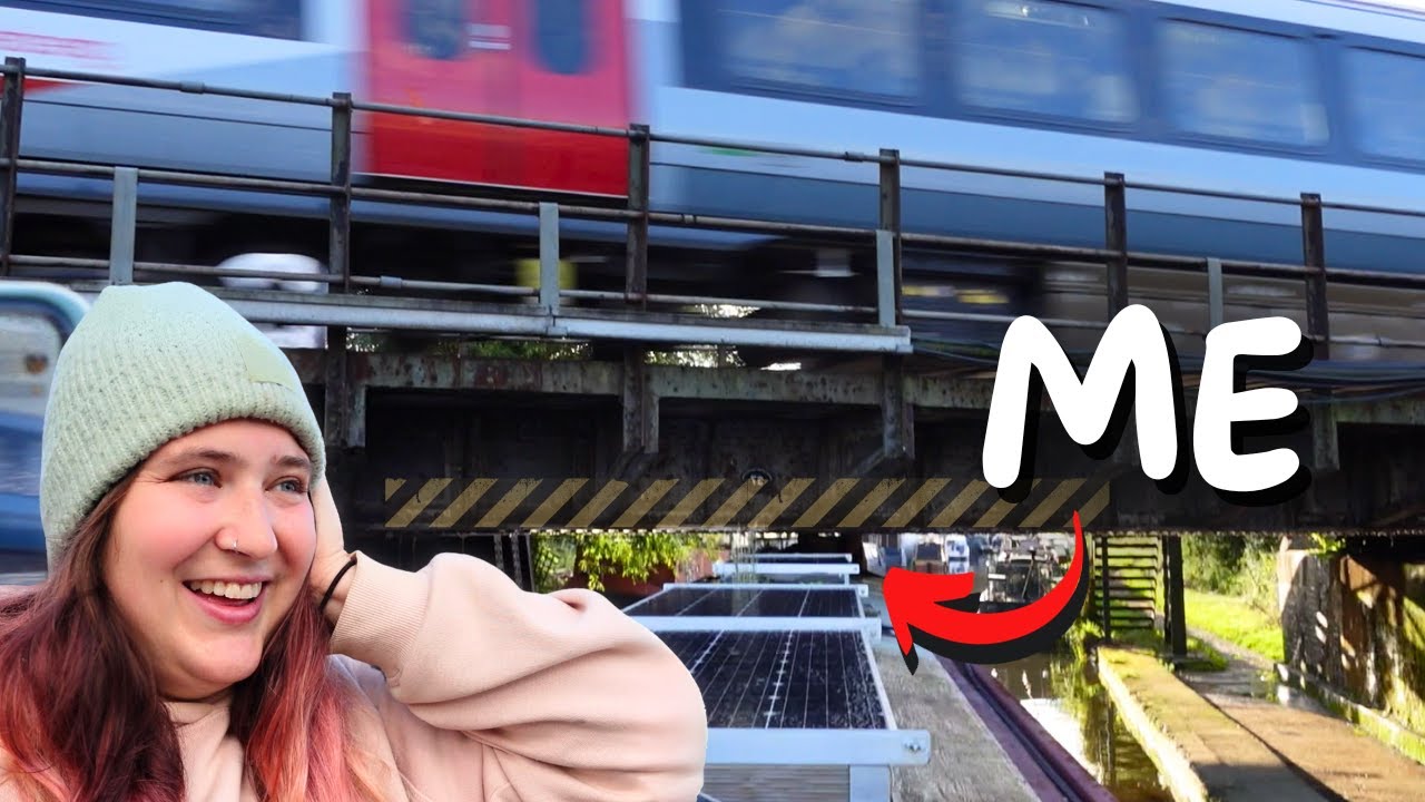 Our narrowboat had a close call with a train - 174 - YouTube