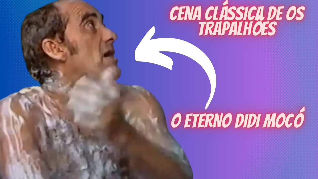 Didi Mocó (Renato Aragão) tomando banho em PRAÇA PÚBLICA em Os ...