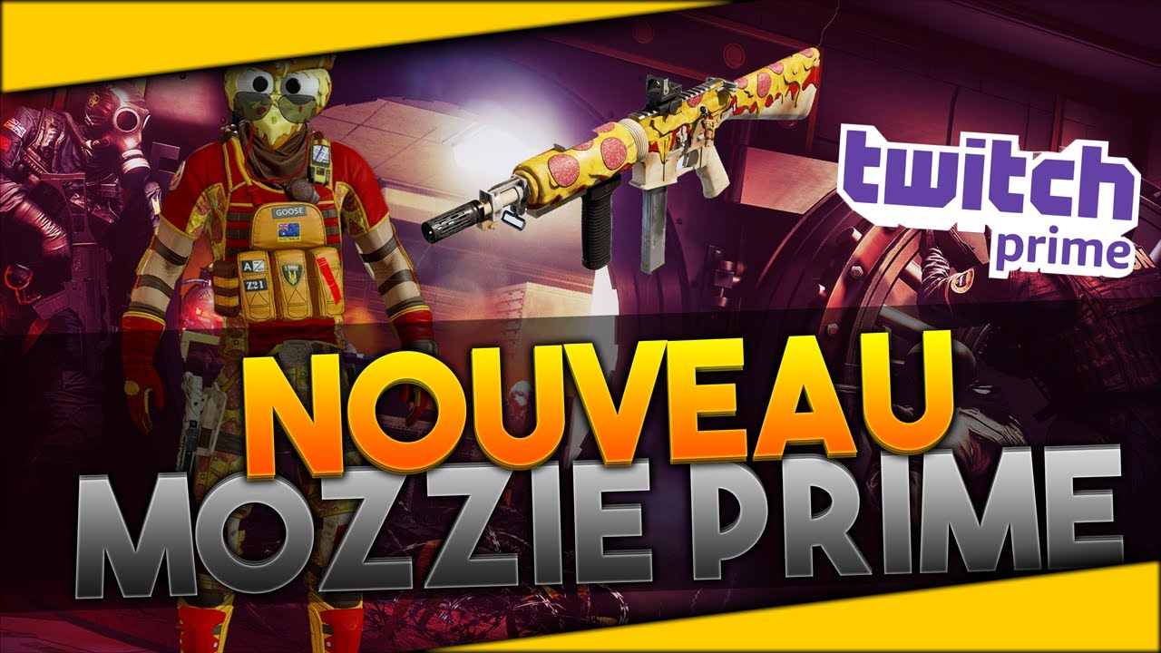 NOUVEAU ! SKIN TWITCH PRIME POUR "MOZZIE" SUR RAINBOW SIX SIEGE ! - YouTube