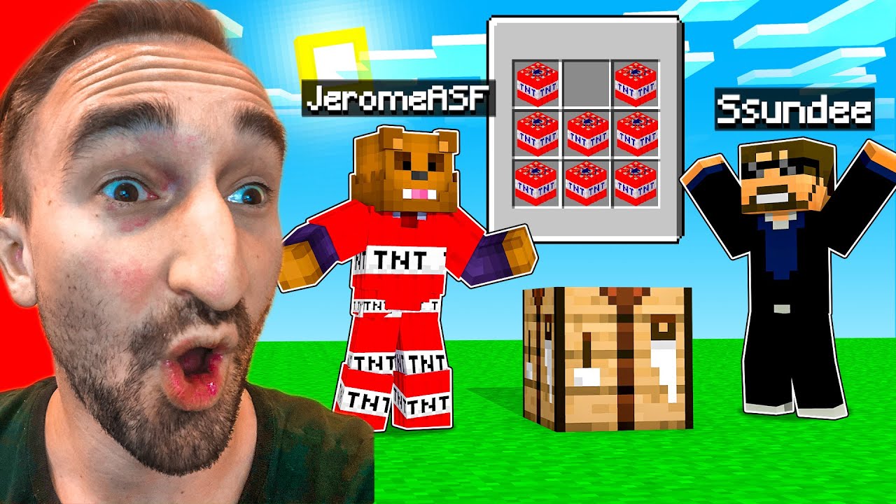 Blowing Up Spawn With TNT ARMOR In Insane Craft w/ Ssundee - YouTube