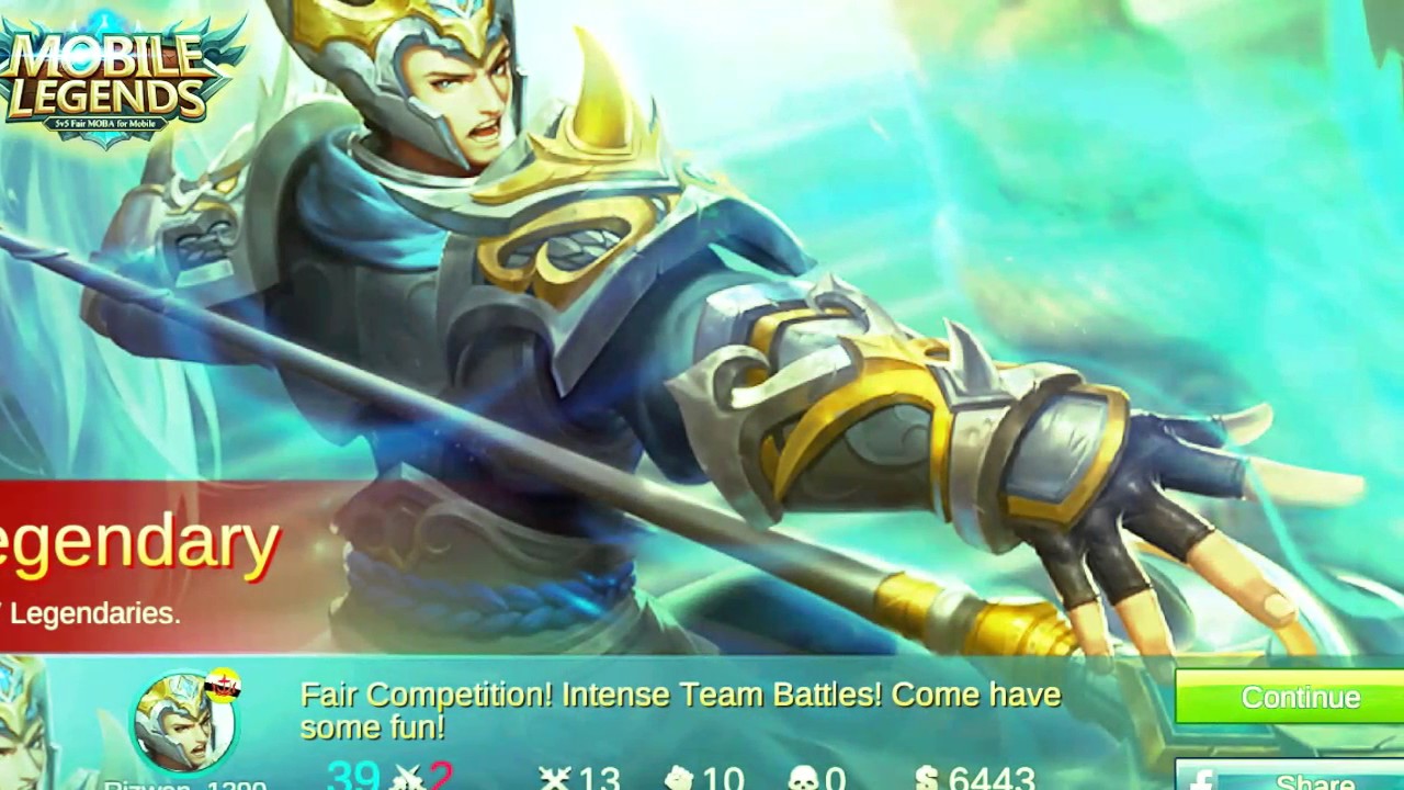 My First Score in Mobile legends^^ - YouTube