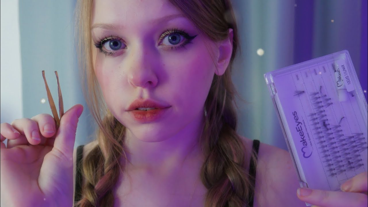 АСМР ЭКСТРЕМАЛЬНОЕ НАРАЩИВАНИЕ РЕСНИЦ | ASMR LASH EXTENSIONS - YouTube