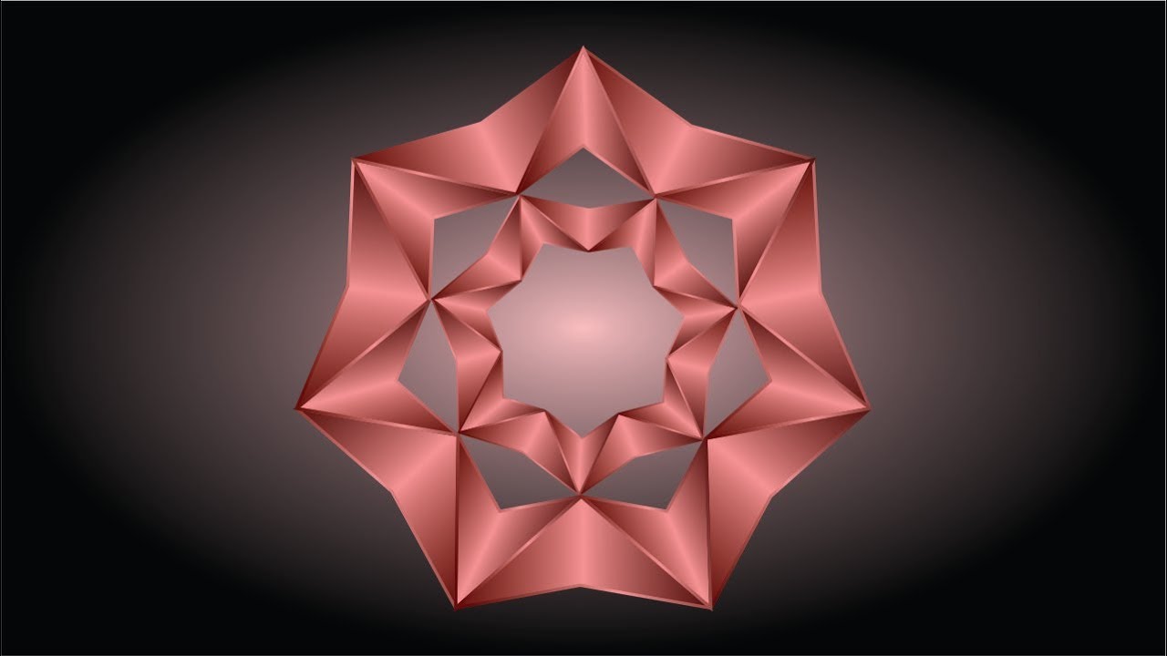 3D Polygon Logo - Corel Draw Tutorial - YouTube