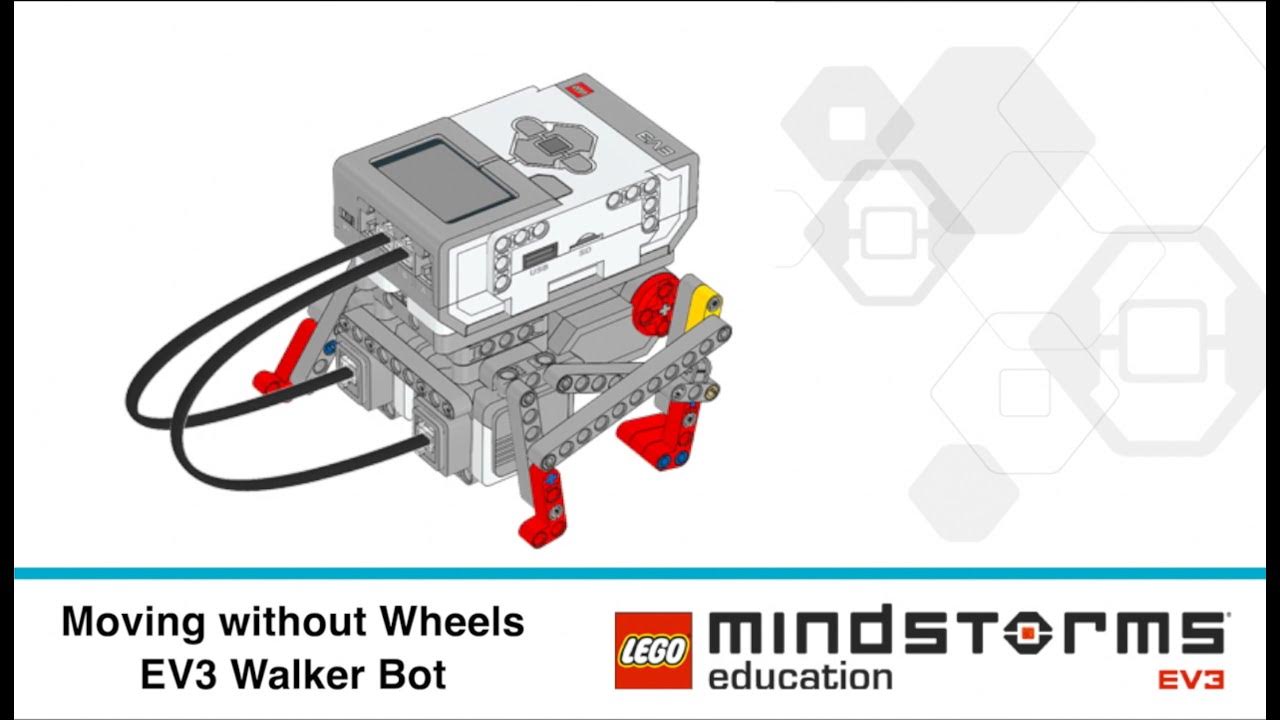 EV3 Moving without Wheels - Walker Bot Building Instruction - YouTube