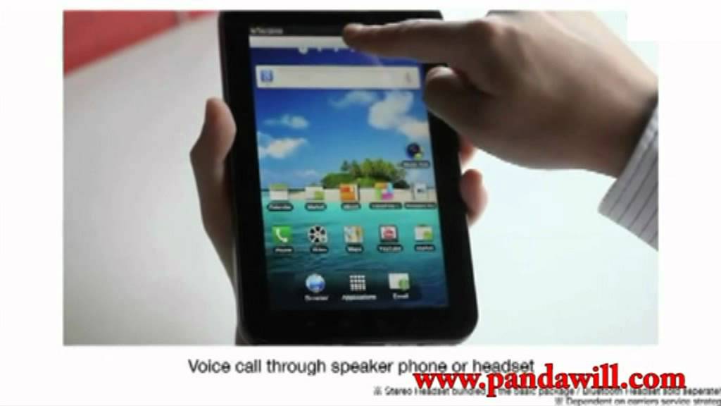 Samsung Galaxy Tab P1000 Android 2.2 Capacitive Screen 3G SMS GPS 7 ...