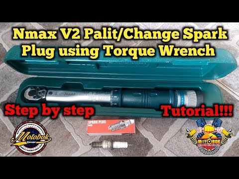 Nmax V2 Palit/Change Spark Plug using a Torque Wrench. Step by step ...