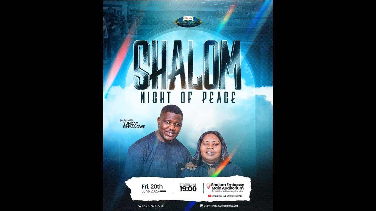 SHALOM NIGHT OF PEACE NOTHING MISSING NOTHING BROKEN || 20TH JUNE 2025 ...