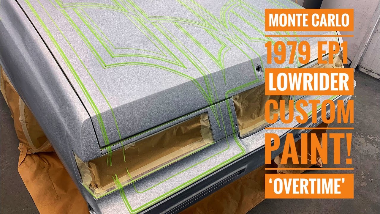 Monte Carlo 1979 Lowrider custom paint ! ‘OVERTIME’. EP1 - YouTube