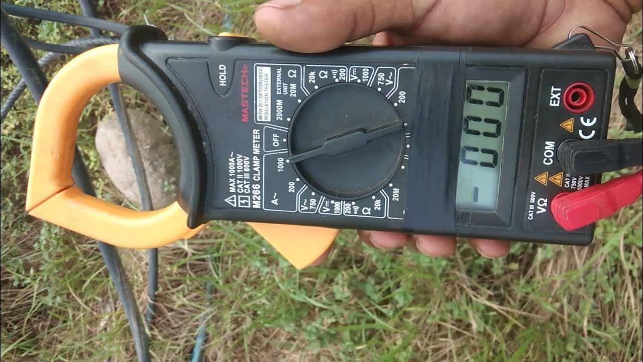 Clip On Meter (clamp meter) how to use? - YouTube