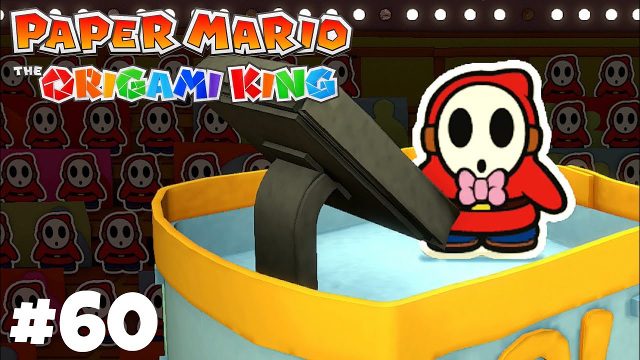 Paper Mario Origami King Gameplay Walkthrough Part 60 Shy Guys Finish ...