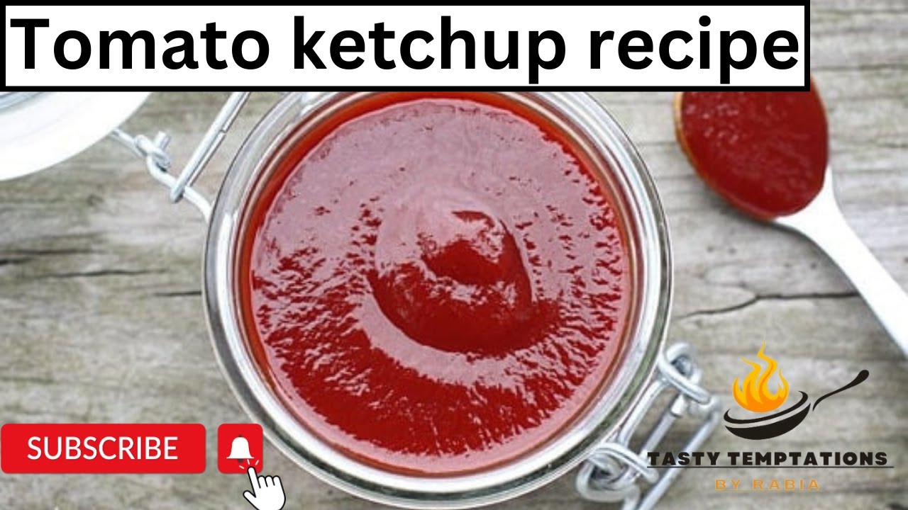 Tomato ketchup recipe ||chilli garlic ketchup ||Ramadanspecial ...