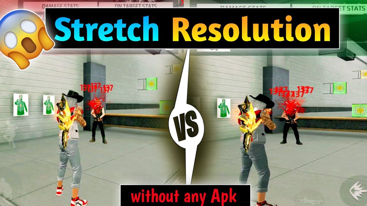 Trick to play in stretch resolution like PC in Phone ( ONLY HEADSHOTS ...